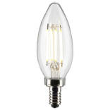 Luxrite 4 Watt (40 Watt Equivalent), B11 LED, Dimmable Light Bulb, E12/Candelabra Base | Wayfair